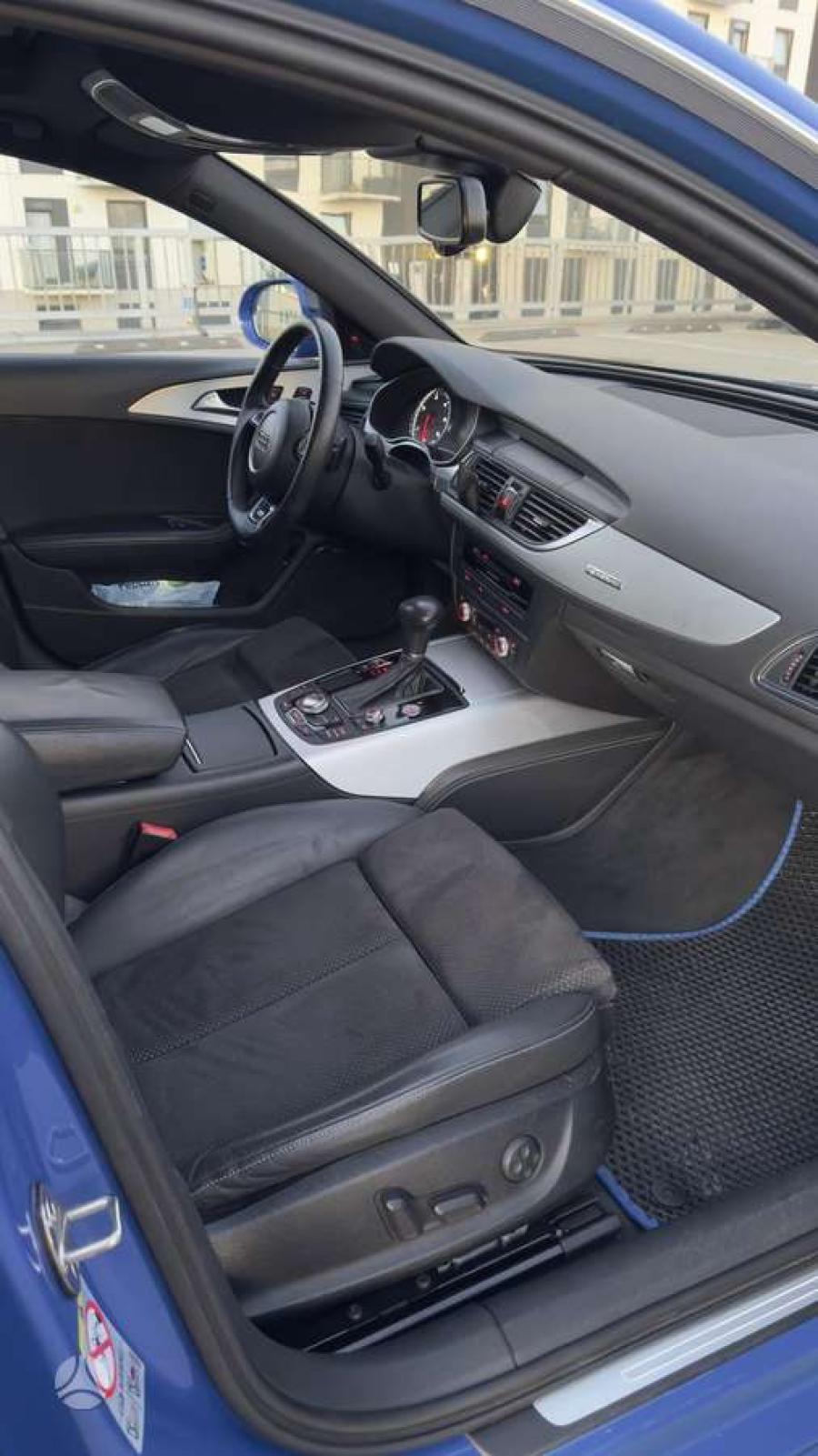 Blue Audi A6 2013 in Vilnius, with an engine capacity of 2.97 L and mileage of 306 thousand km for 11750 €, photo 14 on AUTOMOTO.COM.LV