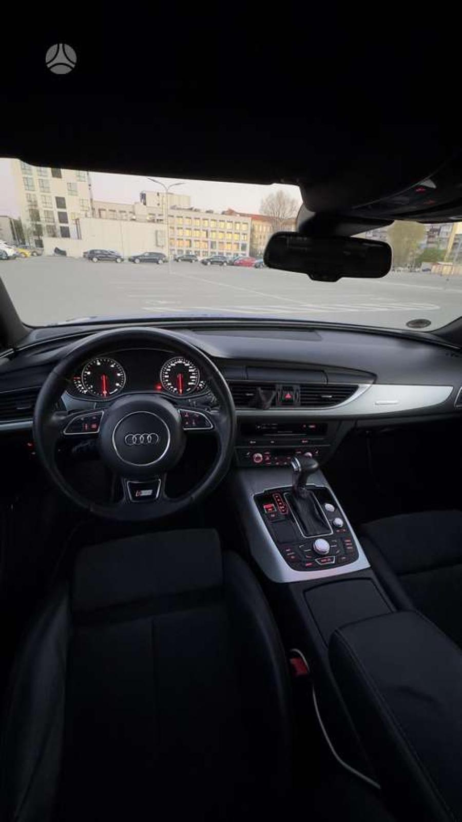 Blue Audi A6 2013 in Vilnius, with an engine capacity of 2.97 L and mileage of 306 thousand km for 11750 €, photo 16 on AUTOMOTO.COM.LV