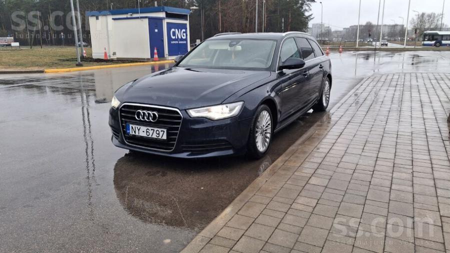 Blue Audi A6 2013 in Riga, with an engine capacity of 3.00 L and mileage of 263 thousand km for 8000 €, photo 1 on AUTOMOTO.COM.LV