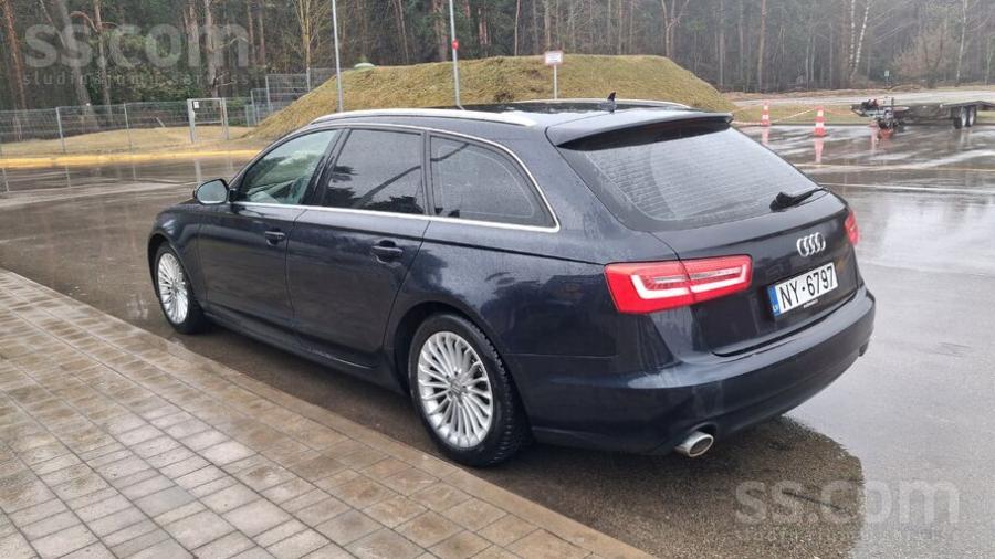 Blue Audi A6 2013 in Riga, with an engine capacity of 3.00 L and mileage of 263 thousand km for 8000 €, photo 3 on AUTOMOTO.COM.LV