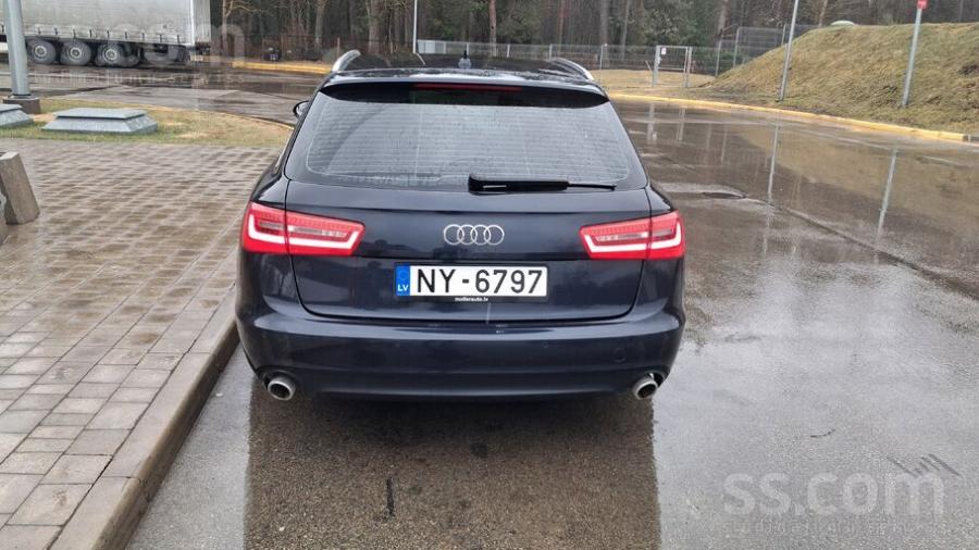 Blue Audi A6 2013 in Riga, with an engine capacity of 3.00 L and mileage of 263 thousand km for 8000 €, photo 6 on AUTOMOTO.COM.LV