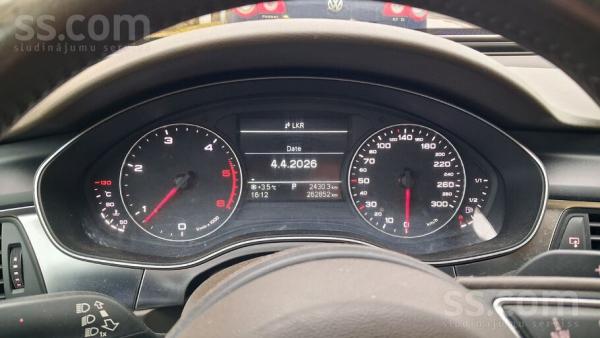 Blue Audi A6 2013 in Riga, with an engine capacity of 3.00 L and mileage of 263 thousand km for 8000 €, photo 6 on AUTOMOTO.COM.LV