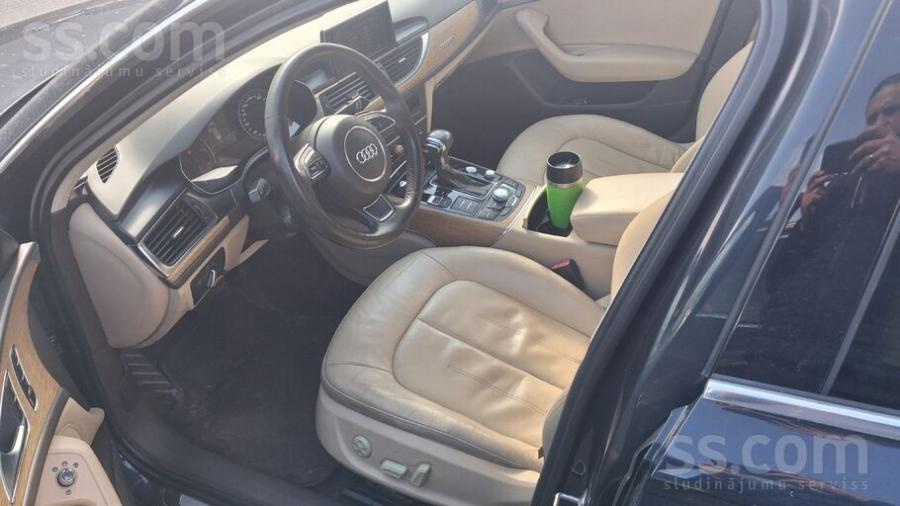 Blue Audi A6 2013 in Riga, with an engine capacity of 3.00 L and mileage of 263 thousand km for 8000 €, photo 12 on AUTOMOTO.COM.LV