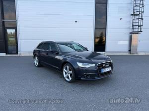 Zils Audi A6 2013 Tartu, ar dzinēja tilpumu 3.00 L un nobraukumu 300 tūkst. km par 8300 €, foto  vietnē AUTOMOTO.COM.LV