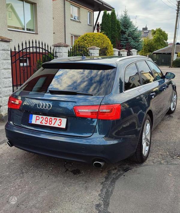 Blue Audi A6 2013 in Marijampole, with an engine capacity of 3.00 L and mileage of 281 thousand km for 12300 €, photo 3 on AUTOMOTO.COM.LV