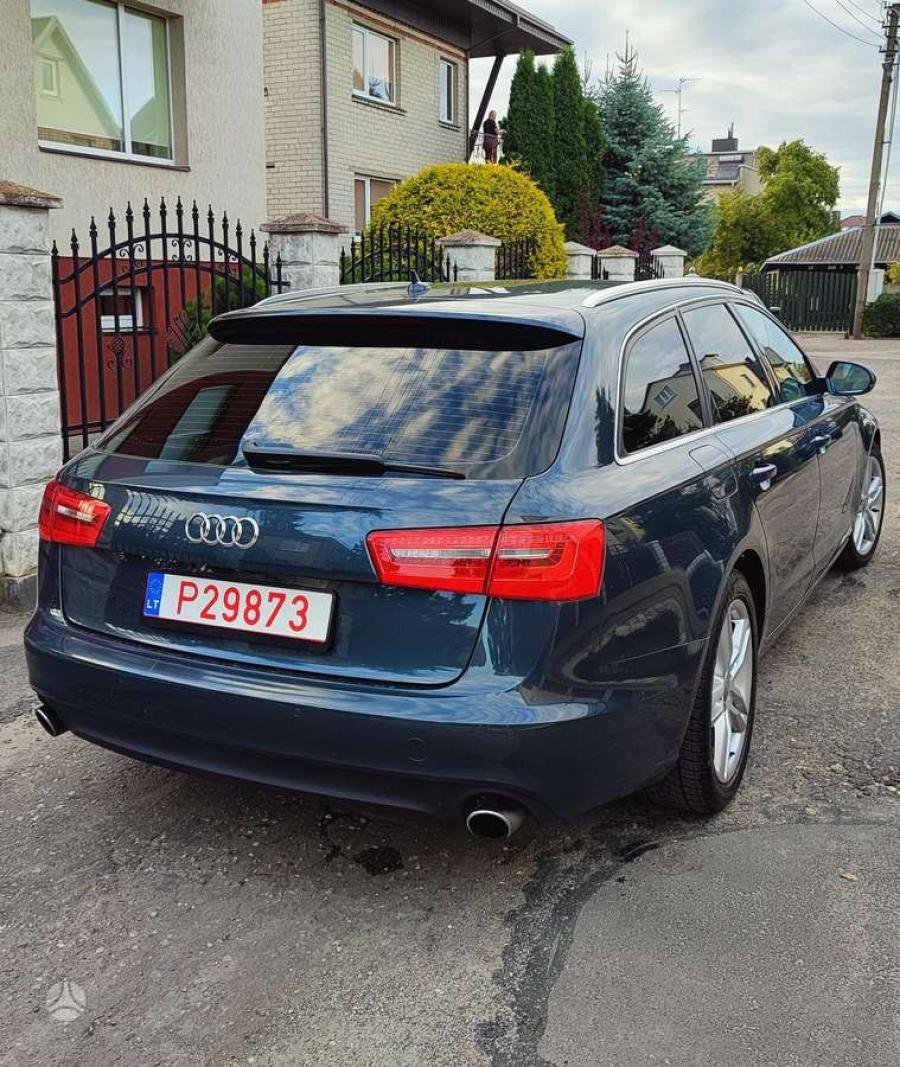 Zils Audi A6 2013 Marijampole, ar dzinēja tilpumu 3.00 L un nobraukumu 281 tūkst. km par 12300 €, foto 3 vietnē AUTOMOTO.COM.LV