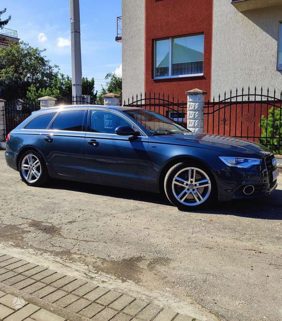 Zils Audi A6 2013 Marijampole, ar dzinēja tilpumu 3.00 L un nobraukumu 281 tūkst. km par 12300 €, foto 4 vietnē AUTOMOTO.COM.LV