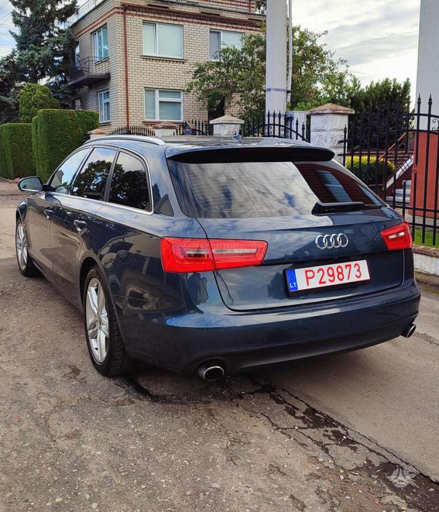 Zils Audi A6 2013 Marijampole, ar dzinēja tilpumu 3.00 L un nobraukumu 281 tūkst. km par 12300 €, foto 5 vietnē AUTOMOTO.COM.LV