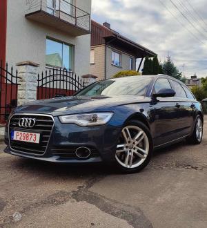 Zils Audi A6 2013 Marijampole, ar dzinēja tilpumu 3.00 L un nobraukumu 281 tūkst. km par 12300 €, foto 6 vietnē AUTOMOTO.COM.LV