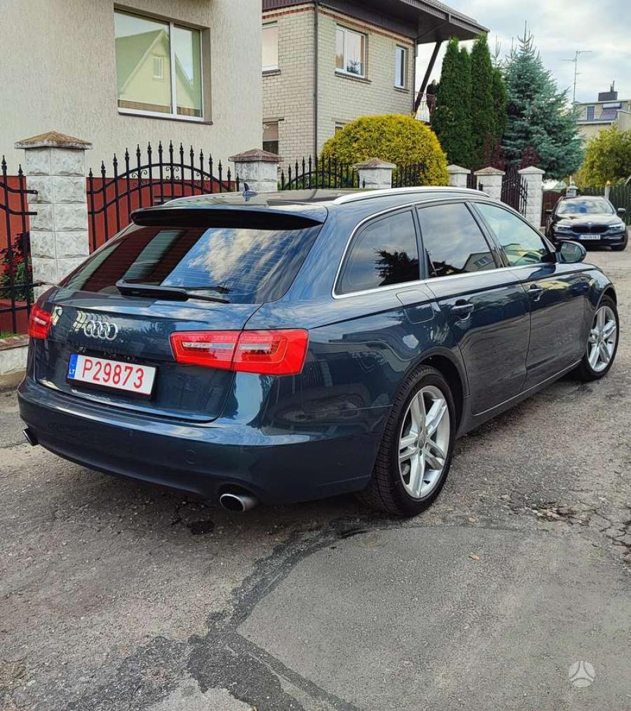 Zils Audi A6 2013 Marijampole, ar dzinēja tilpumu 3.00 L un nobraukumu 281 tūkst. km par 12300 €, foto 7 vietnē AUTOMOTO.COM.LV