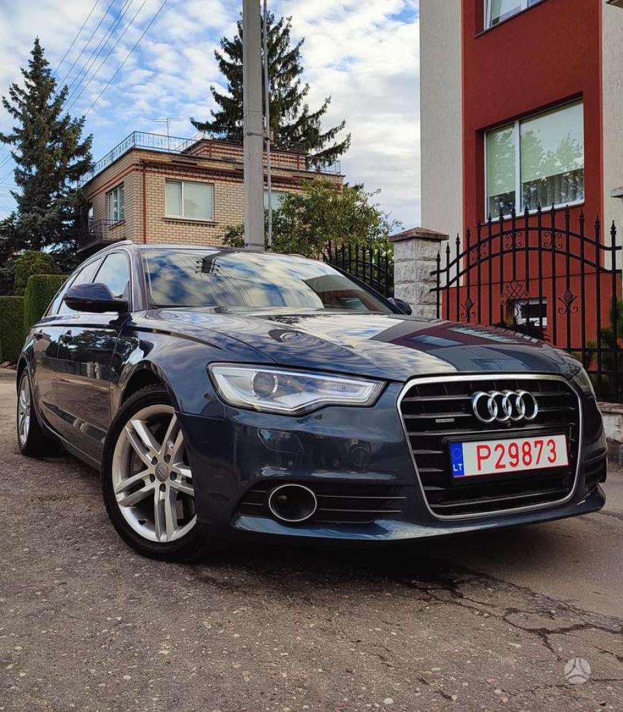 Zils Audi A6 2013 Marijampole, ar dzinēja tilpumu 3.00 L un nobraukumu 281 tūkst. km par 12300 €, foto 8 vietnē AUTOMOTO.COM.LV