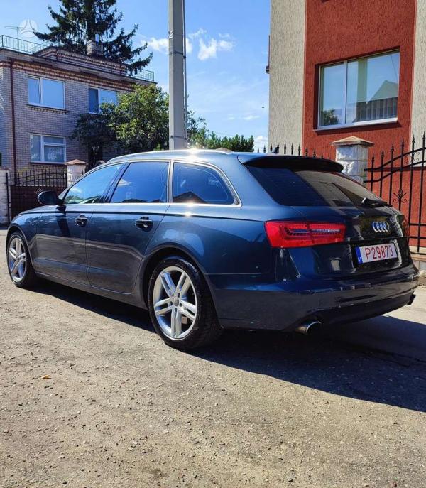 Blue Audi A6 2013 in Marijampole, with an engine capacity of 3.00 L and mileage of 281 thousand km for 12300 €, photo 9 on AUTOMOTO.COM.LV