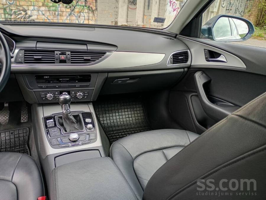 Zils Audi A6 2013 Rīga, ar dzinēja tilpumu 2.00 L un nobraukumu 269 tūkst. km par 9450 €, foto 11 vietnē AUTOMOTO.COM.LV