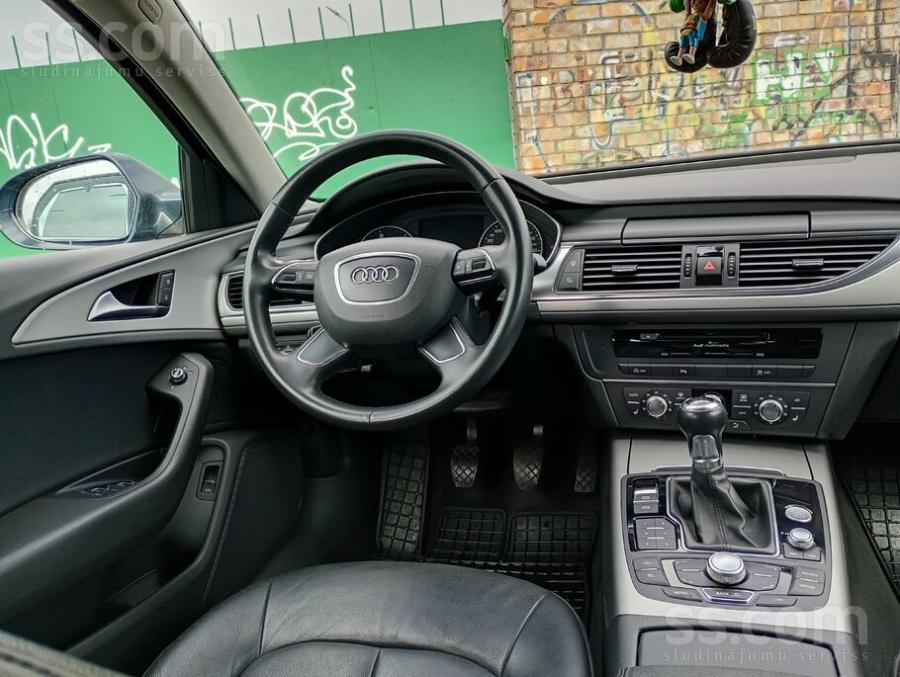 Zils Audi A6 2013 Rīga, ar dzinēja tilpumu 2.00 L un nobraukumu 269 tūkst. km par 9450 €, foto 12 vietnē AUTOMOTO.COM.LV