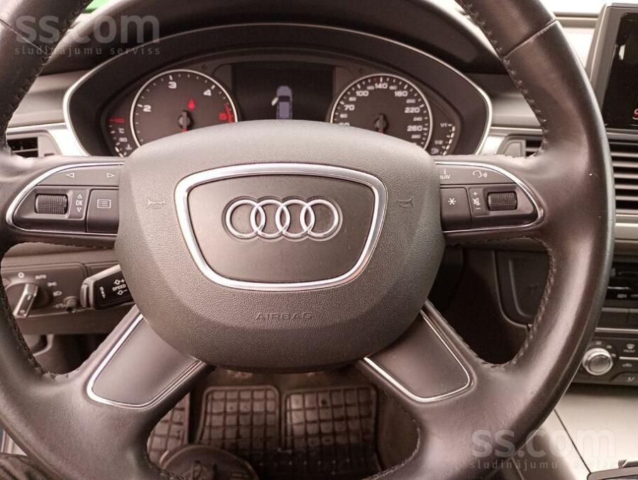 Zils Audi A6 2013 Rīga, ar dzinēja tilpumu 2.00 L un nobraukumu 269 tūkst. km par 9450 €, foto 13 vietnē AUTOMOTO.COM.LV