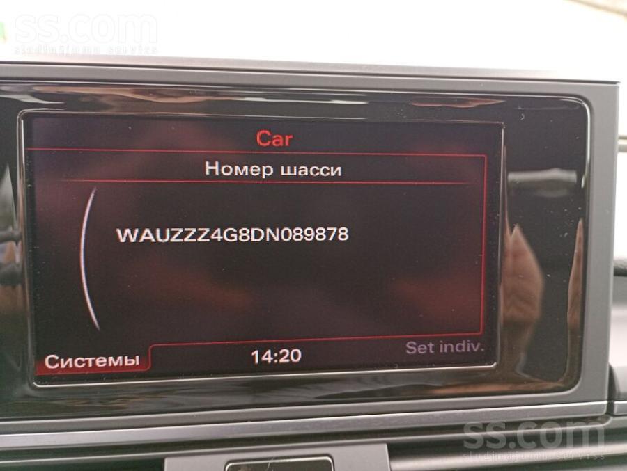 Zils Audi A6 2013 Rīga, ar dzinēja tilpumu 2.00 L un nobraukumu 269 tūkst. km par 9450 €, foto 18 vietnē AUTOMOTO.COM.LV