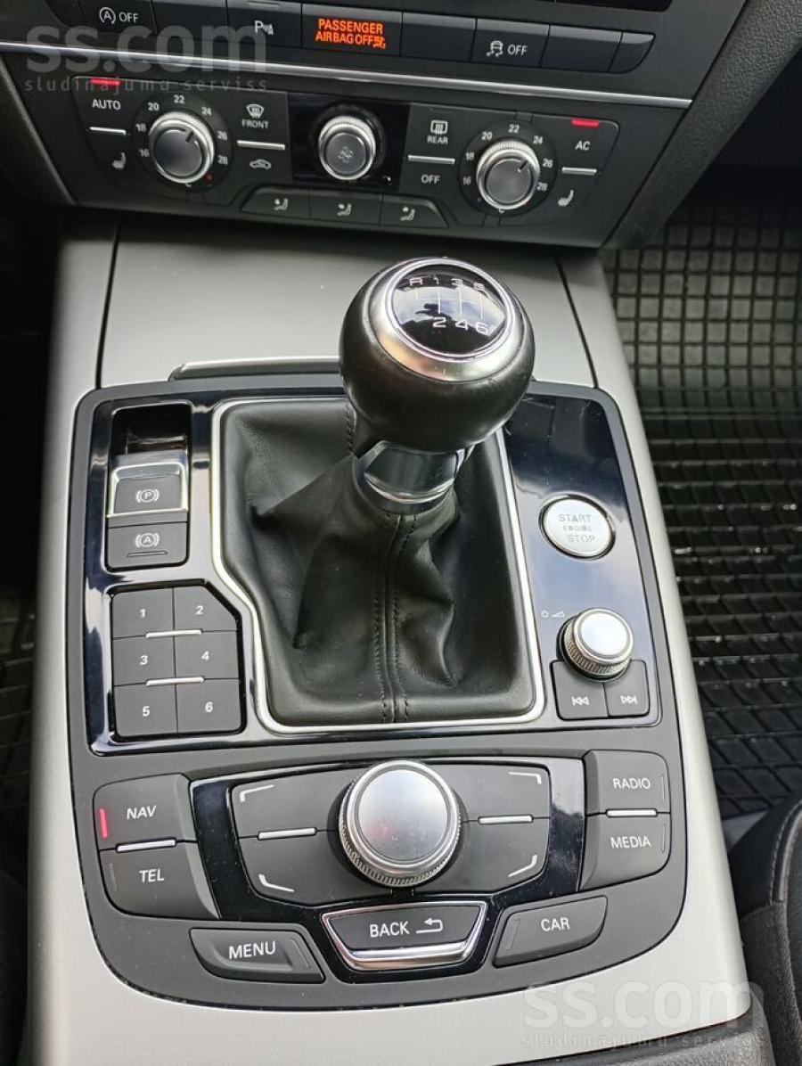 Zils Audi A6 2013 Rīga, ar dzinēja tilpumu 2.00 L un nobraukumu 269 tūkst. km par 9450 €, foto 28 vietnē AUTOMOTO.COM.LV