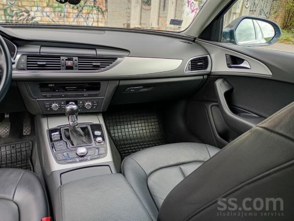 Blue Audi A6 2013 in Riga, with an engine capacity of 2.00 L and mileage of 269 thousand km for 9450 €, photo 11 on AUTOMOTO.COM.LV