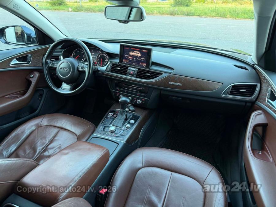 Blue Audi A6 2013 in Tartu, with an engine capacity of 3.00 L and mileage of 310 thousand km for 8200 €, photo 12 on AUTOMOTO.COM.LV