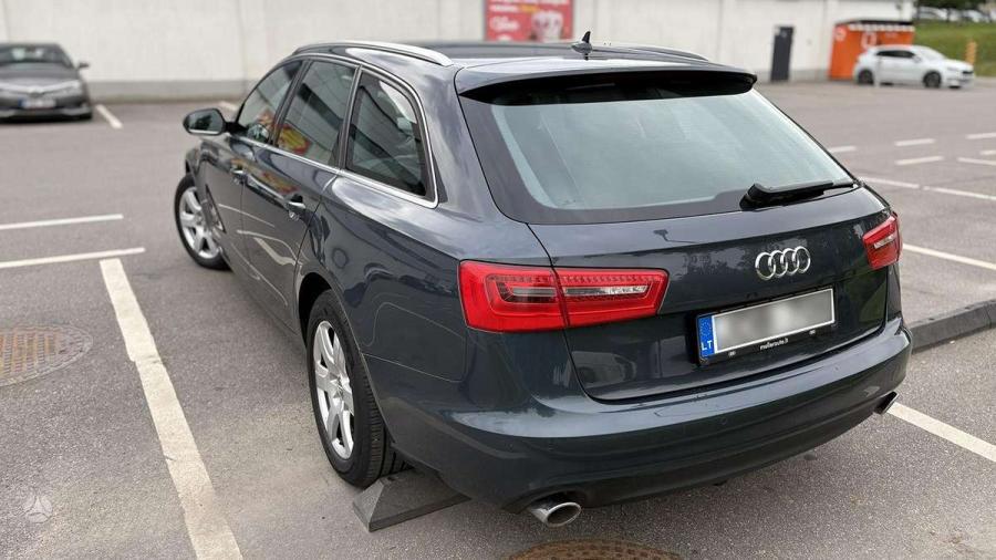 Blue Audi A6 2014 in Vilnius, with an engine capacity of 2.97 L and mileage of 305 thousand km for 12000 €, photo 4 on AUTOMOTO.COM.LV
