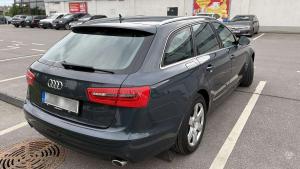Blue Audi A6 2014 in Vilnius, with an engine capacity of 2.97 L and mileage of 305 thousand km for 12000 €, photo 5 on AUTOMOTO.COM.LV