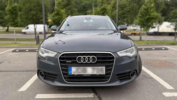 Blue Audi A6 2014 in Vilnius, with an engine capacity of 2.97 L and mileage of 305 thousand km for 12000 €, photo 5 on AUTOMOTO.COM.LV