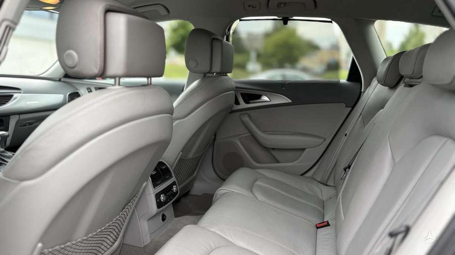 Blue Audi A6 2014 in Vilnius, with an engine capacity of 2.97 L and mileage of 305 thousand km for 12000 €, photo 17 on AUTOMOTO.COM.LV