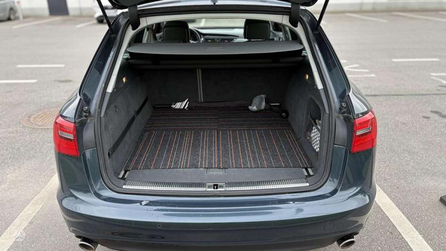Blue Audi A6 2014 in Vilnius, with an engine capacity of 2.97 L and mileage of 305 thousand km for 12000 €, photo 21 on AUTOMOTO.COM.LV