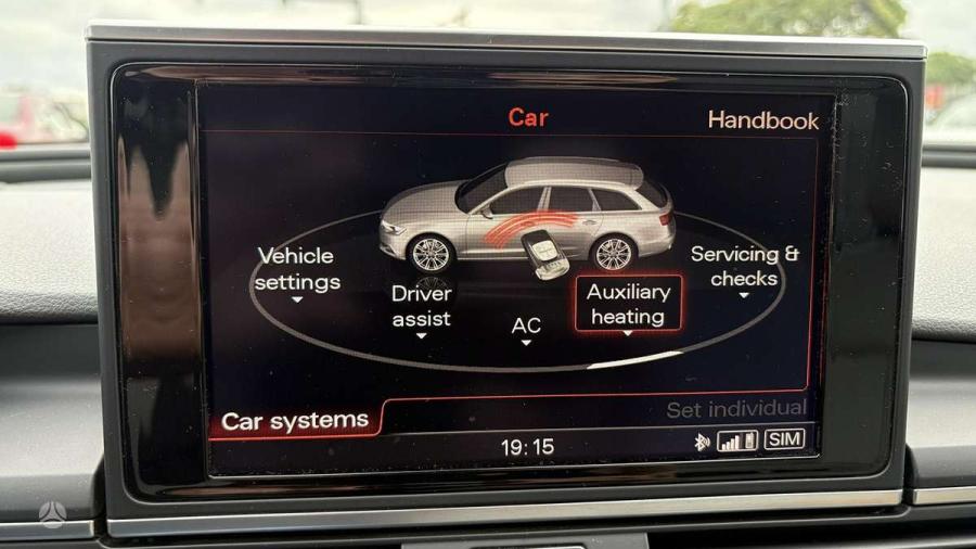 Blue Audi A6 2014 in Vilnius, with an engine capacity of 2.97 L and mileage of 305 thousand km for 12000 €, photo 29 on AUTOMOTO.COM.LV