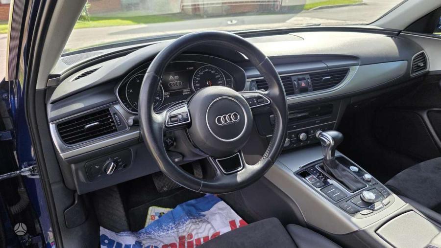 Blue Audi A6 2014 in Siauliai, with an engine capacity of 1.97 L and mileage of 281 thousand km for 9750 €, photo 24 on AUTOMOTO.COM.LV