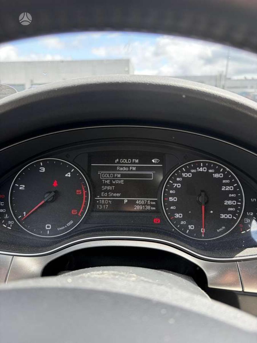Blue Audi A6 2014 in Kaunas, with an engine capacity of 1.97 L and mileage of 289 thousand km for 9500 €, photo 9 on AUTOMOTO.COM.LV