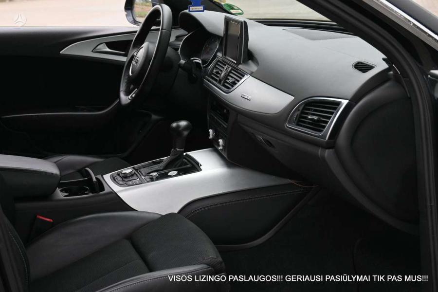 Blue Audi A6 2014 in Kretinga, with an engine capacity of 2.97 L and mileage of 286 thousand km for 10499 €, photo 26 on AUTOMOTO.COM.LV