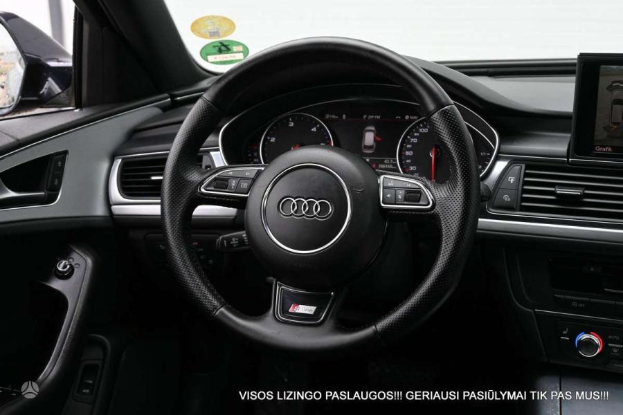 Blue Audi A6 2014 in Kretinga, with an engine capacity of 2.97 L and mileage of 286 thousand km for 10499 €, photo 31 on AUTOMOTO.COM.LV