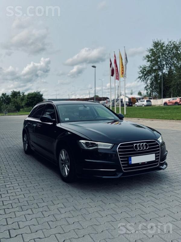 Blue Audi A6 2015 in Riga, with an engine capacity of 2.00 L and mileage of 202 thousand km for 15100 €, photo 2 on AUTOMOTO.COM.LV