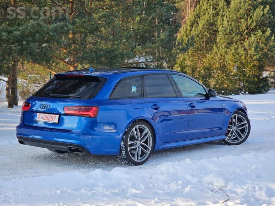Blue Audi A6 2015 in Riga, with an engine capacity of 3.00 L and mileage of 227 thousand km for 20555 €, photo 9 on AUTOMOTO.COM.LV