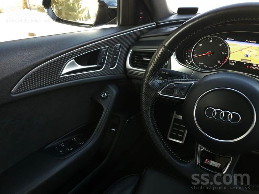 Blue Audi A6 2015 in Riga, with an engine capacity of 3.00 L and mileage of 227 thousand km for 20555 €, photo 27 on AUTOMOTO.COM.LV