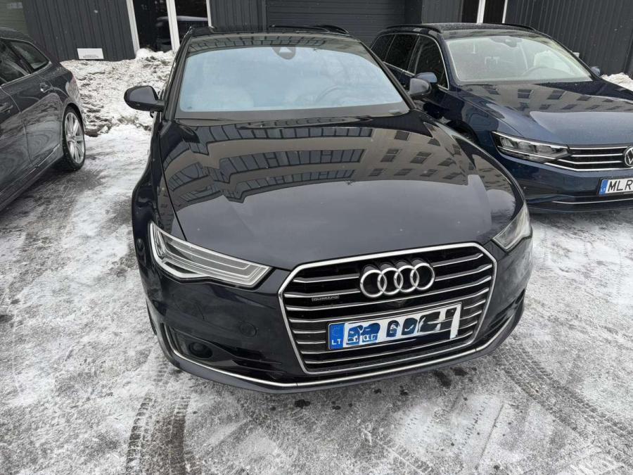 Blue Audi A6 2015 in Vilnius, with an engine capacity of 2.97 L and mileage of 236 thousand km for 21550 €, photo 1 on AUTOMOTO.COM.LV