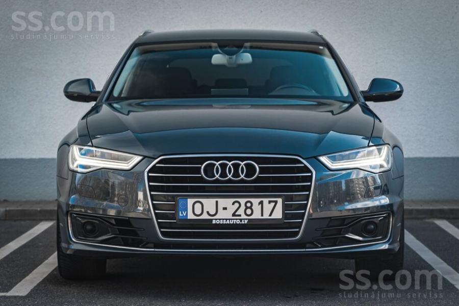 Blue Audi A6 2015 in Riga, with an engine capacity of 3.00 L and mileage of 307 thousand km for 13490 €, photo 3 on AUTOMOTO.COM.LV