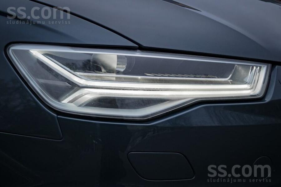 Blue Audi A6 2015 in Riga, with an engine capacity of 3.00 L and mileage of 307 thousand km for 13490 €, photo 9 on AUTOMOTO.COM.LV