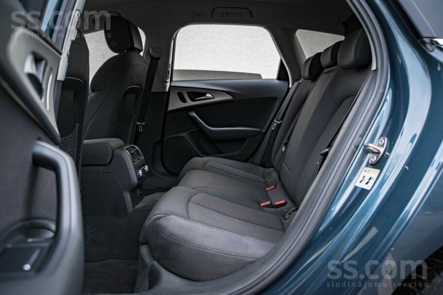 Blue Audi A6 2015 in Riga, with an engine capacity of 3.00 L and mileage of 307 thousand km for 13490 €, photo 13 on AUTOMOTO.COM.LV