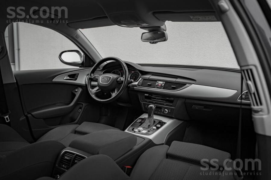 Blue Audi A6 2015 in Riga, with an engine capacity of 3.00 L and mileage of 307 thousand km for 13490 €, photo 16 on AUTOMOTO.COM.LV