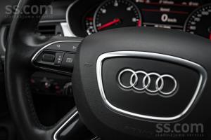 Blue Audi A6 2015 in Riga, with an engine capacity of 3.00 L and mileage of 307 thousand km for 13490 €, photo 18 on AUTOMOTO.COM.LV