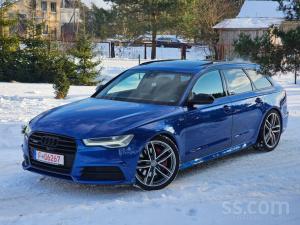 Zils Audi A6 2015 Rīga, ar dzinēja tilpumu 3.00 L un nobraukumu 227 tūkst. km par 20555 €, foto  vietnē AUTOMOTO.COM.LV
