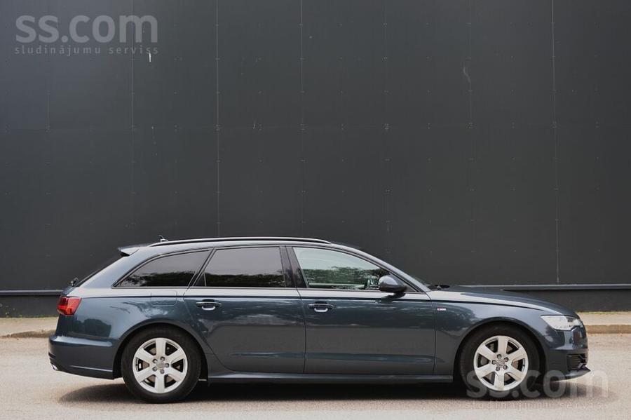 Blue Audi A6 2015 in Riga, with an engine capacity of 3.00 L and mileage of 240 thousand km for 12850 €, photo 4 on AUTOMOTO.COM.LV