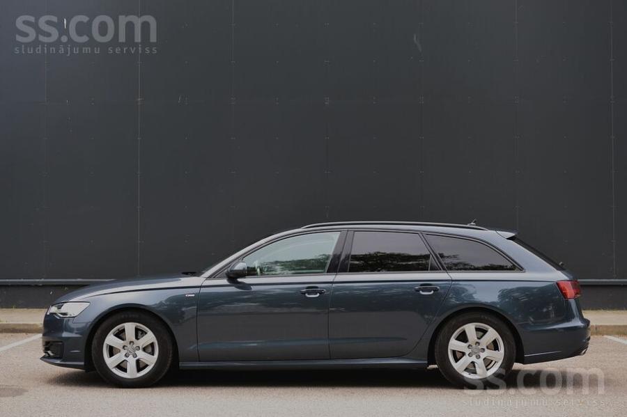 Blue Audi A6 2015 in Riga, with an engine capacity of 3.00 L and mileage of 240 thousand km for 12850 €, photo 5 on AUTOMOTO.COM.LV