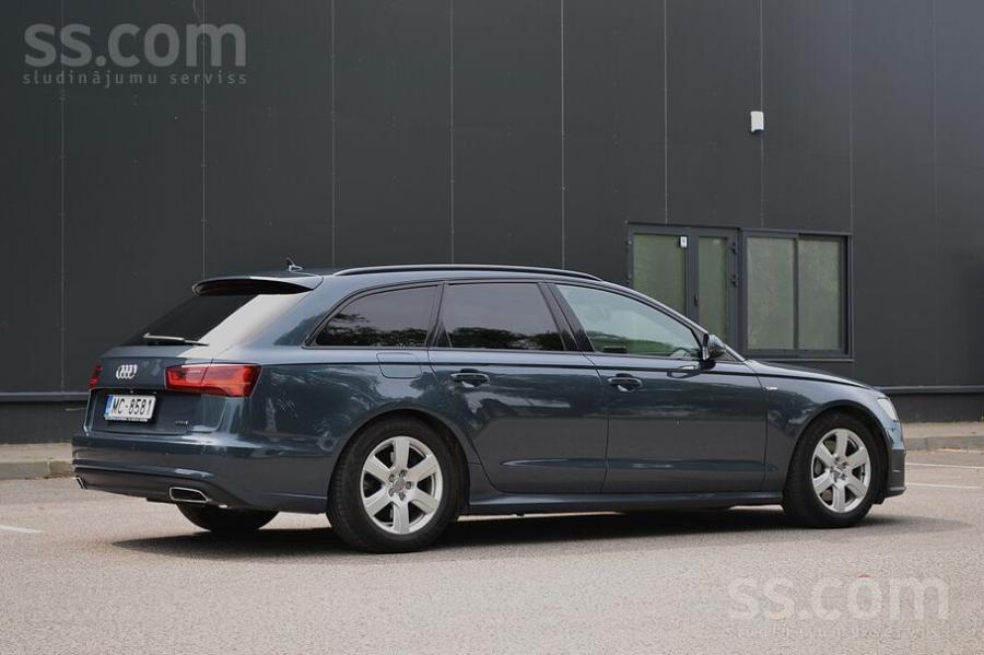 Blue Audi A6 2015 in Riga, with an engine capacity of 3.00 L and mileage of 240 thousand km for 12850 €, photo 10 on AUTOMOTO.COM.LV