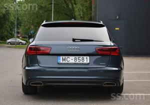 Blue Audi A6 2015 in Riga, with an engine capacity of 3.00 L and mileage of 240 thousand km for 12850 €, photo 11 on AUTOMOTO.COM.LV