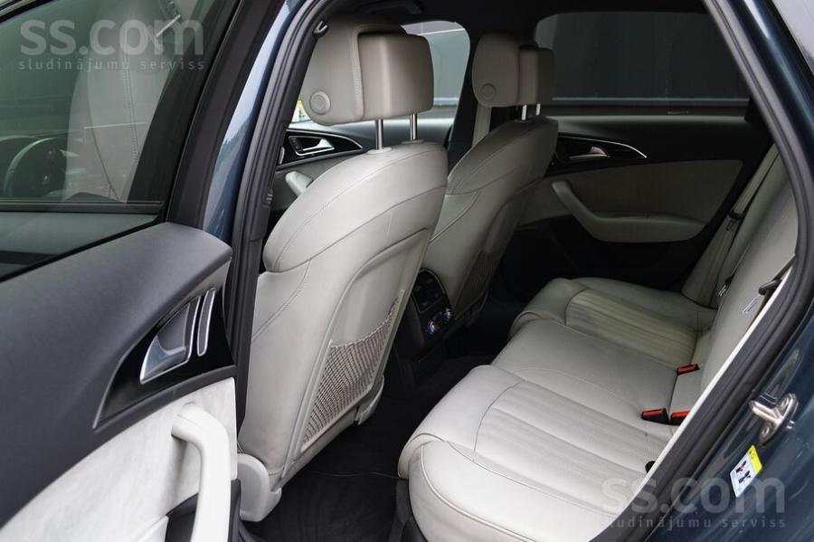 Blue Audi A6 2015 in Riga, with an engine capacity of 3.00 L and mileage of 240 thousand km for 12850 €, photo 15 on AUTOMOTO.COM.LV