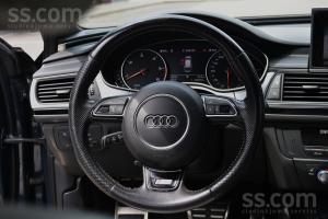Blue Audi A6 2015 in Riga, with an engine capacity of 3.00 L and mileage of 240 thousand km for 12850 €, photo 17 on AUTOMOTO.COM.LV
