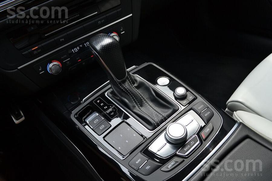 Blue Audi A6 2015 in Riga, with an engine capacity of 3.00 L and mileage of 240 thousand km for 12850 €, photo 19 on AUTOMOTO.COM.LV